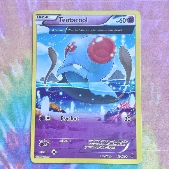 Pokemon | Games | Pokmon Cards Alpha Tentacool Xy Primal Clash | Poshmark
